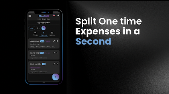 Blink Split - The Simplest Way to Split Expenses